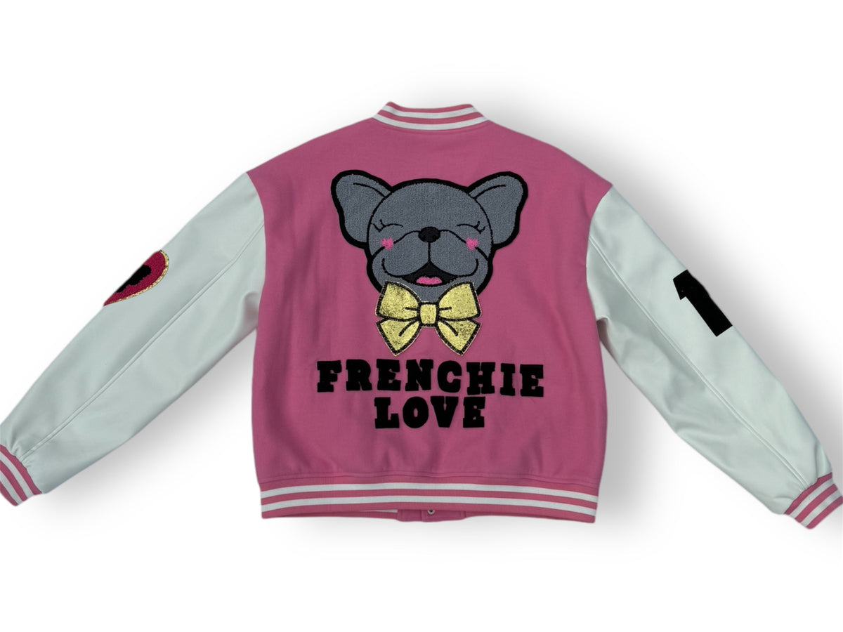 Frenchie Love Letterman Jacket – Frenchie Friends LLC