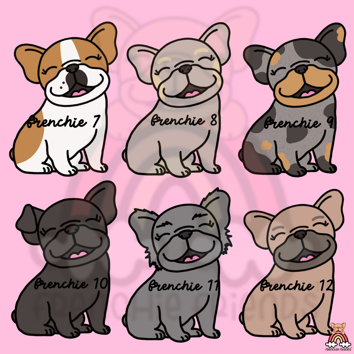 French Bulldog Desk Stand Decor ( Select Your Color) – Frenchie Friends LLC