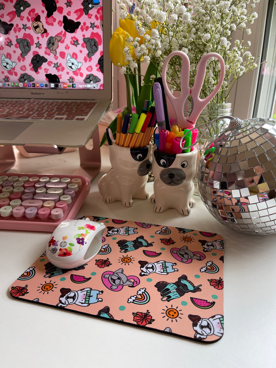 Beach Bum Mouse Pad – Frenchie Friends LLC