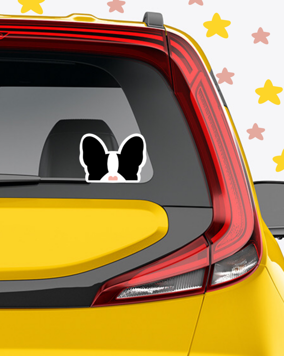 Peeking Frenchie Sticker – Frenchie Friends LLC