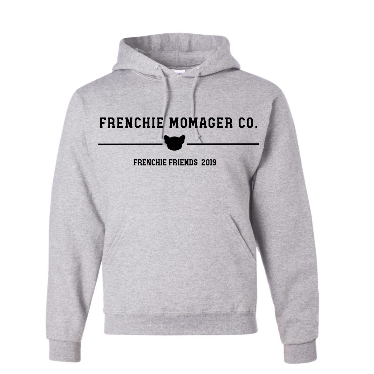 French Bulldog Embroidered Hoodie | Frenchie Momager Co. – Frenchie ...